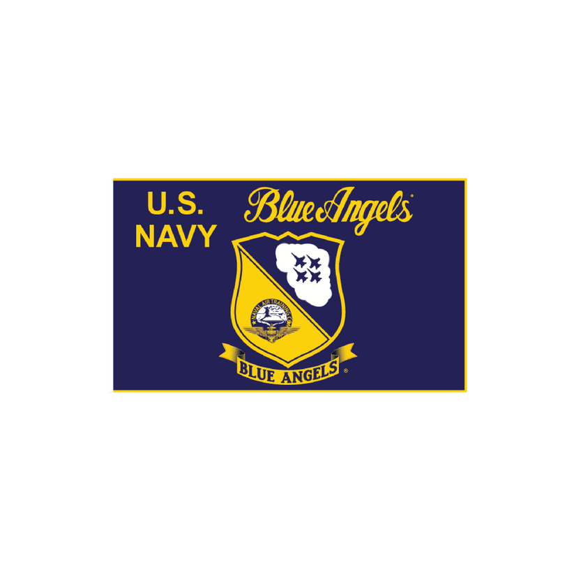 Blue Angels Crest Flag – Red, White, and Blues Gear