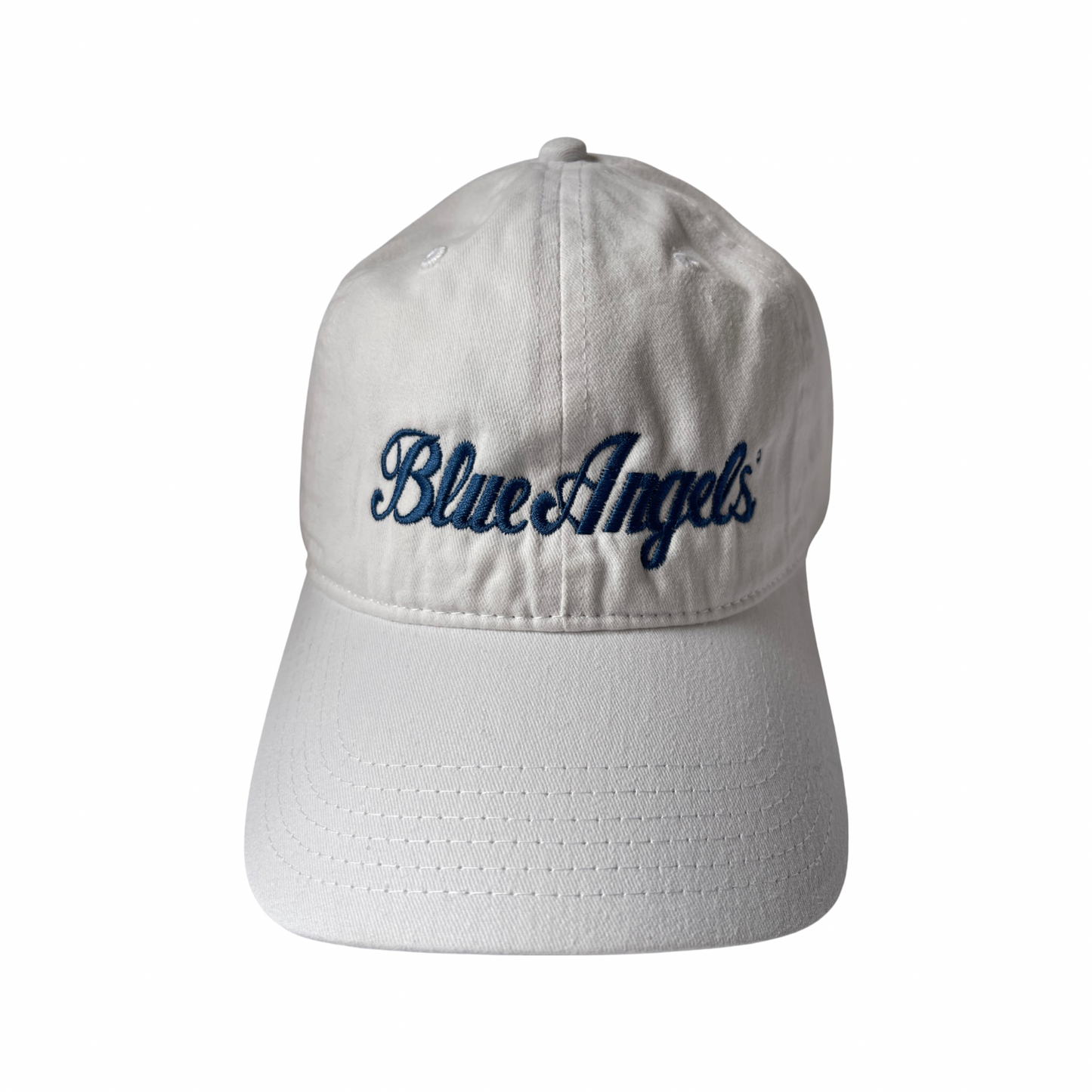 Blue Angels Script Dad Cap – Red, White, and Blues Gear